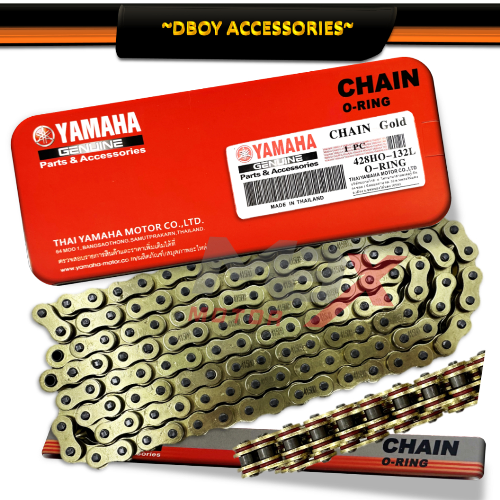 Yamaha Original Rantai Oring Emas Heavy Duty Sporket O-ring Gold Chain ...