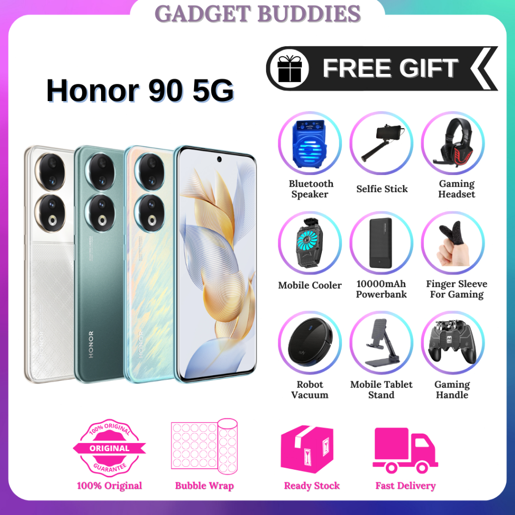 🔥(Ready Stock) Honor 90 5G / Honor 90 Lite 5G 200MP Ultra-Clear Camera ...
