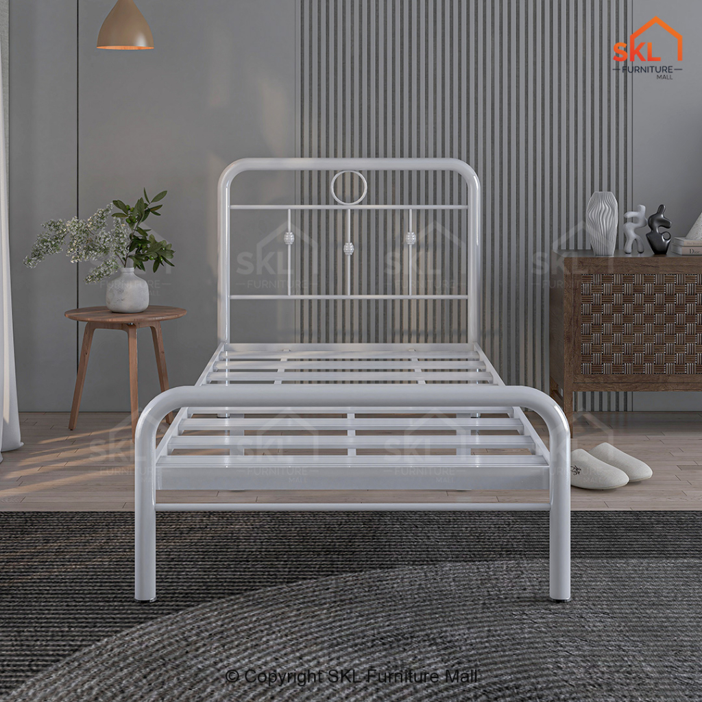 SUPER HEAVY DUTY SINGLE METAL BED FRAME /Katil Besi Single / Solid ...