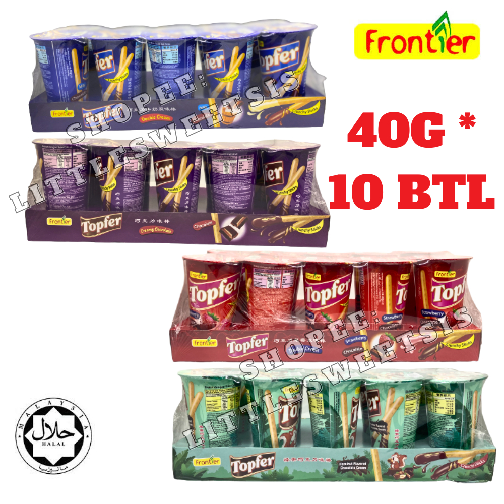 FRONTIER TOFER CRUNCHY BISCUIT STICK [40G*10'S] DIP WITH CREAMY ...