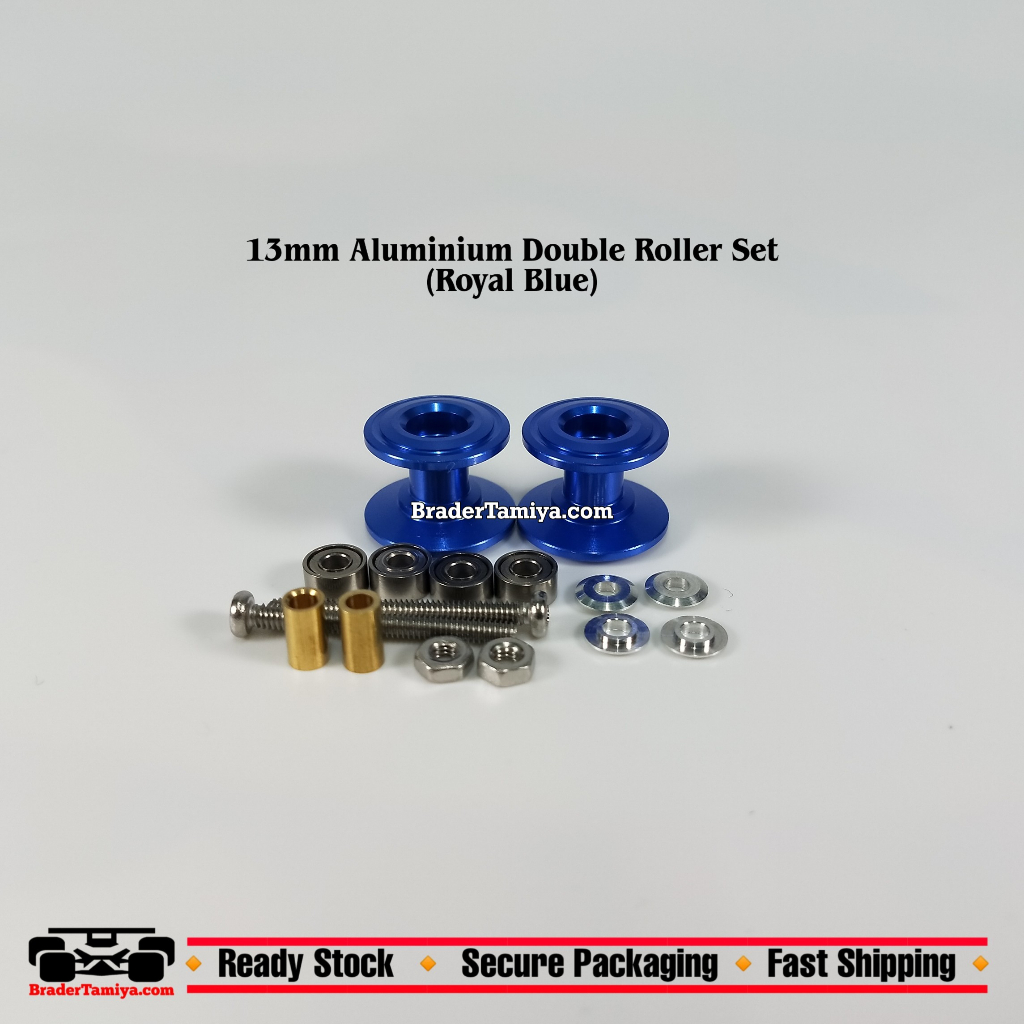 [IMI] Tamiya 13mm Aluminium Double Roller Set (2 pcs) | Shopee Malaysia