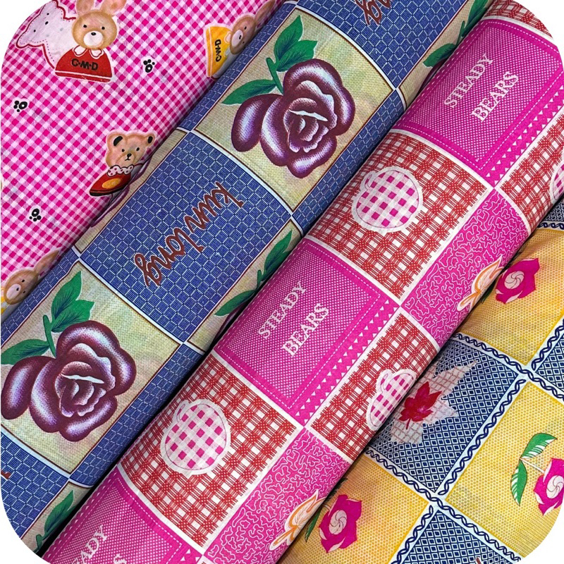 Clear Stock/Tetron cotton fabric,60 inches wide/Per Meter/Flower ...