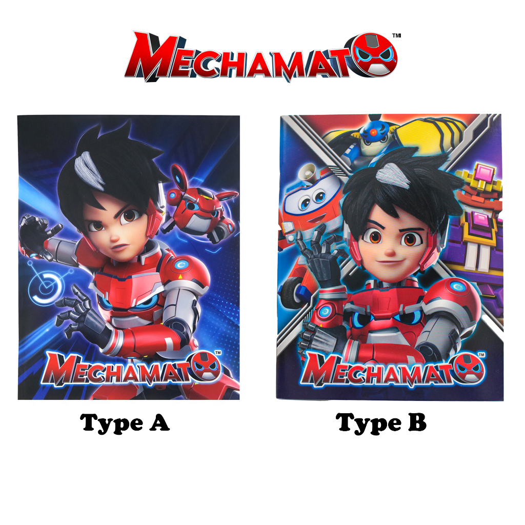 🤖New! Mechamato Amato MechaBot Exercise Book Set / Set Buku Latihan ...