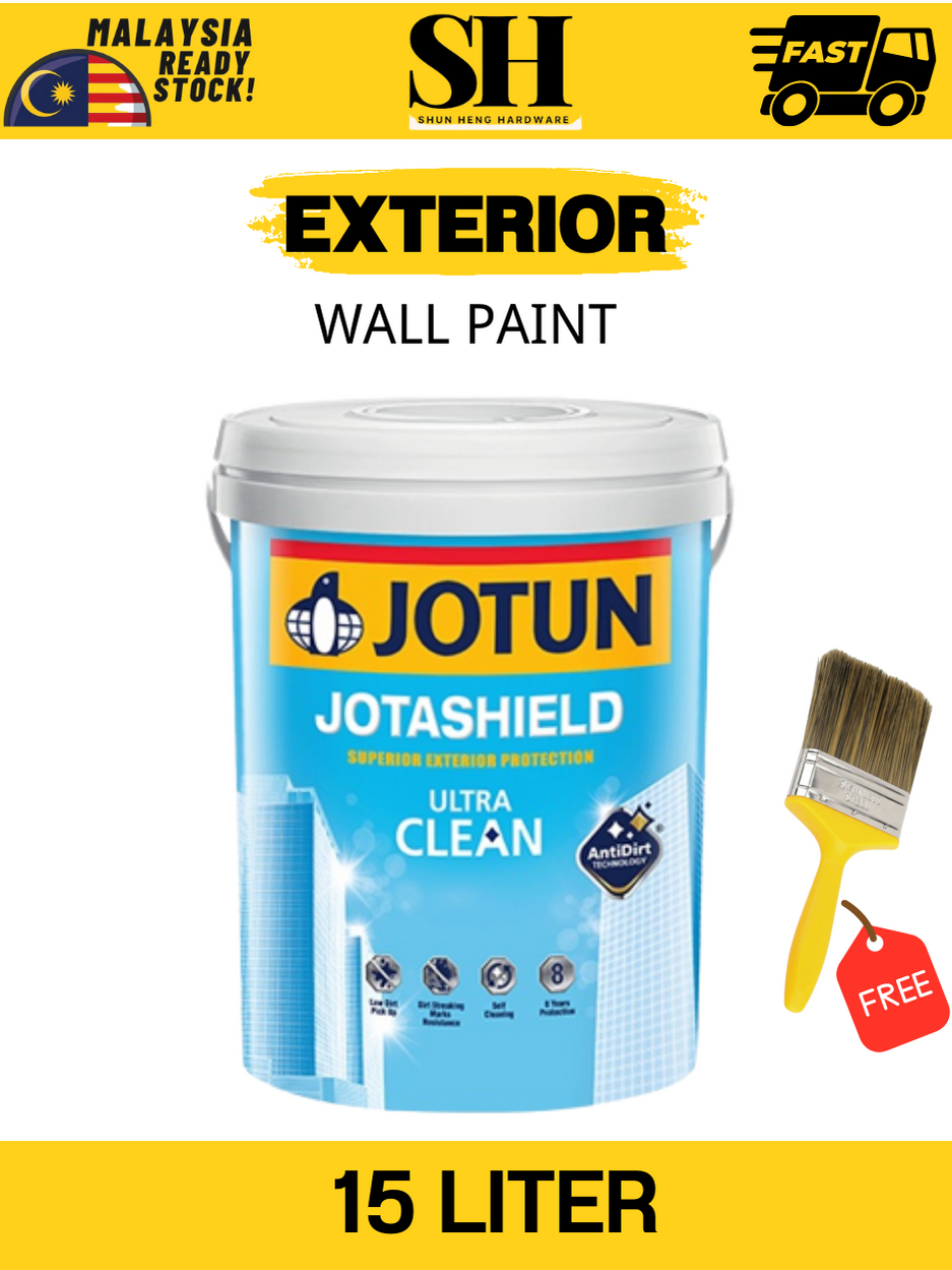JOTUN 15L JOTASHIELD ULTRA CLEAN Exterior Wall Paint | Shopee Malaysia