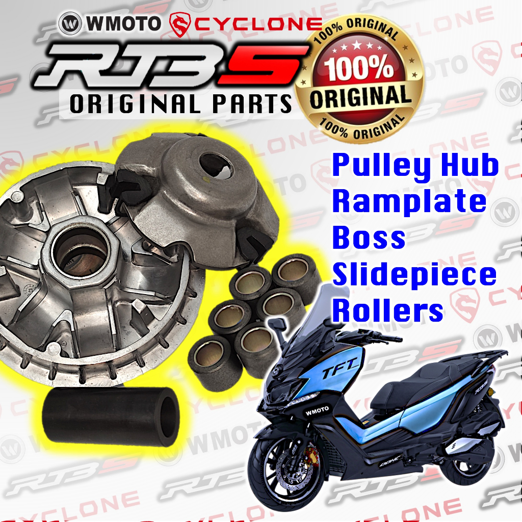 𝑾𝑴𝑶𝑻𝑶 𝑹𝑻3 RT3S Original Front Pulley Variator CVT Kit Roller Slidepiece ...