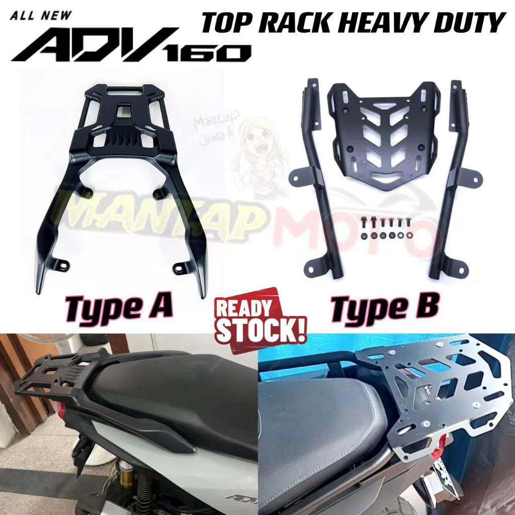 Top Rack Monorack Honda ADV160 Top Box Rack Tail Luggage Holder 2 type ...