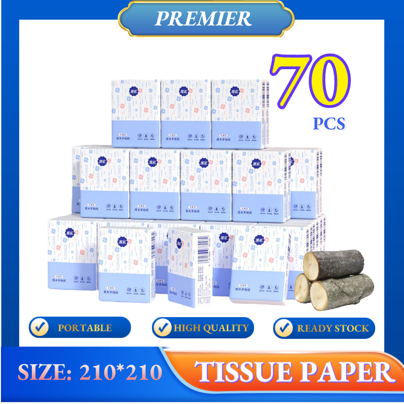 Tissue paper 10 packs handkerchief paper towels portable napkins ...
