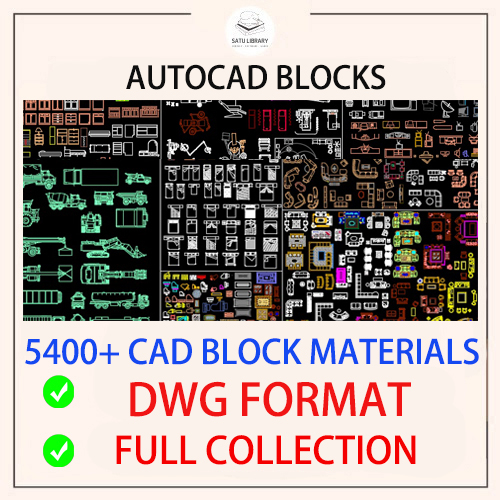 1library Autodesk | AutoCAD 2022 | 5400++ CAD BLOCK MATERIALS AUTOCAD ...