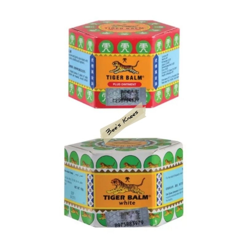 Tiger Balm Plus Red white 10g Warm relief muscle pain insect bites ...
