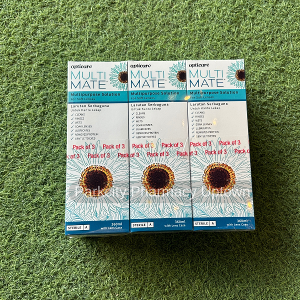 Opticare MultiMate Multipurpose Contact Lens Solution Value Pack ...