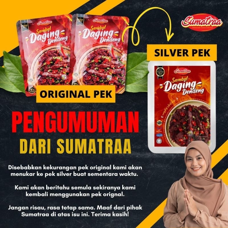 Sambal Daging Dendeng Sumatraa HQ 100gm | Shopee Malaysia