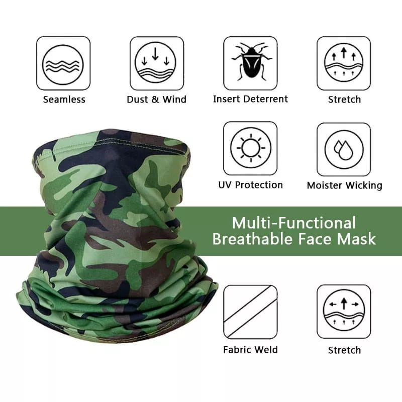 Head Buff Bandana Head Scarf Sun Screen Mask | Shopee Malaysia