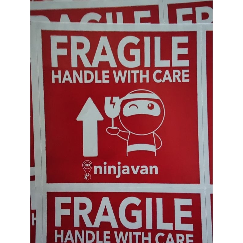 Original Ninjavan Fragile Sticker | Shopee Malaysia