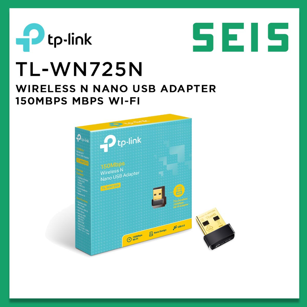 TP-Link TL-WN725N Wireless Nano USB WiFi Adapter Wireless Network ...
