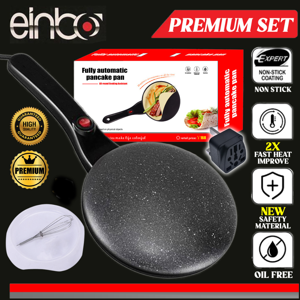 168 Pancake Pan Non-stick Electric Pan Electric Pancake Crepe Maker ...