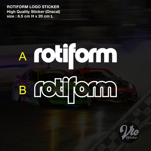 ROTIFORM LOGO Sticker / Decal (High Quality Sticker) | Shopee Malaysia