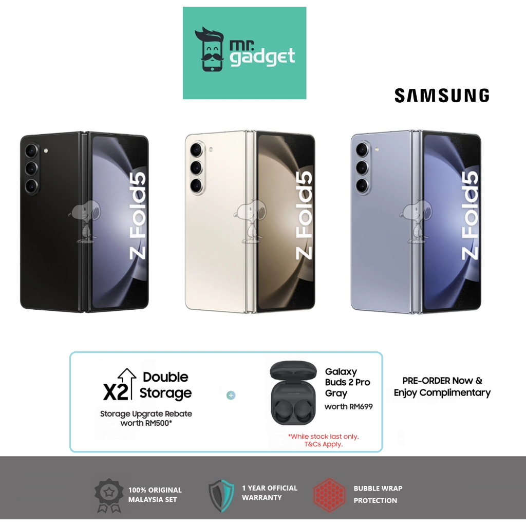 (MYSET) Samsung Galaxy Z Fold5 12GB+512GB/ 1TB Smartphones | Shopee ...