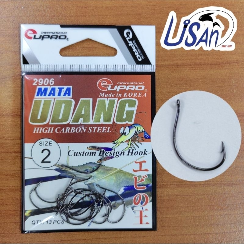 EUPRO 2906 MATA UDANG GALAH HOOK/ MATA KAIL UDANG PRAWN HOOK | Shopee ...