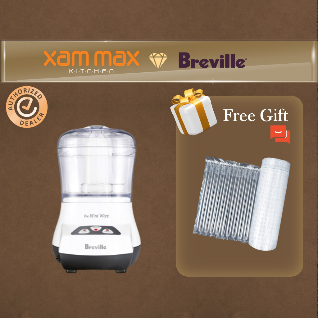 Breville - BFP100 The Mini Wizz / Compact Chopper Food Processor (0.5L ...