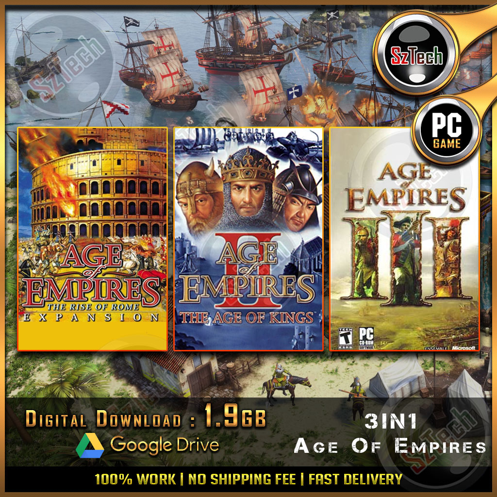 Age of Empires 1-3 [PC GAME] 🔥 [ DIGITAL DOWNLOAD] 🔥Nostalgia Games🔥 ...