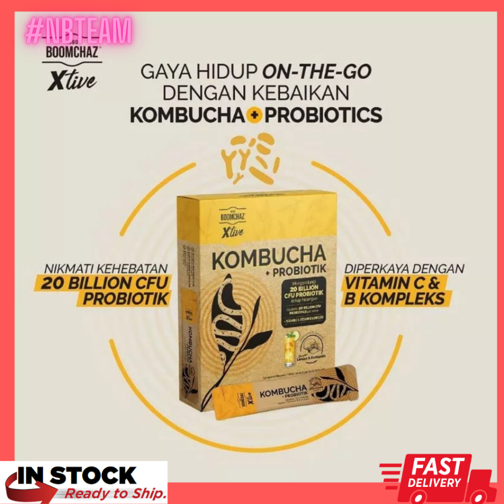 DR NORMAN - Boomchaz Xtive Serbuk Kombucha Probiotik Halal | Shopee ...