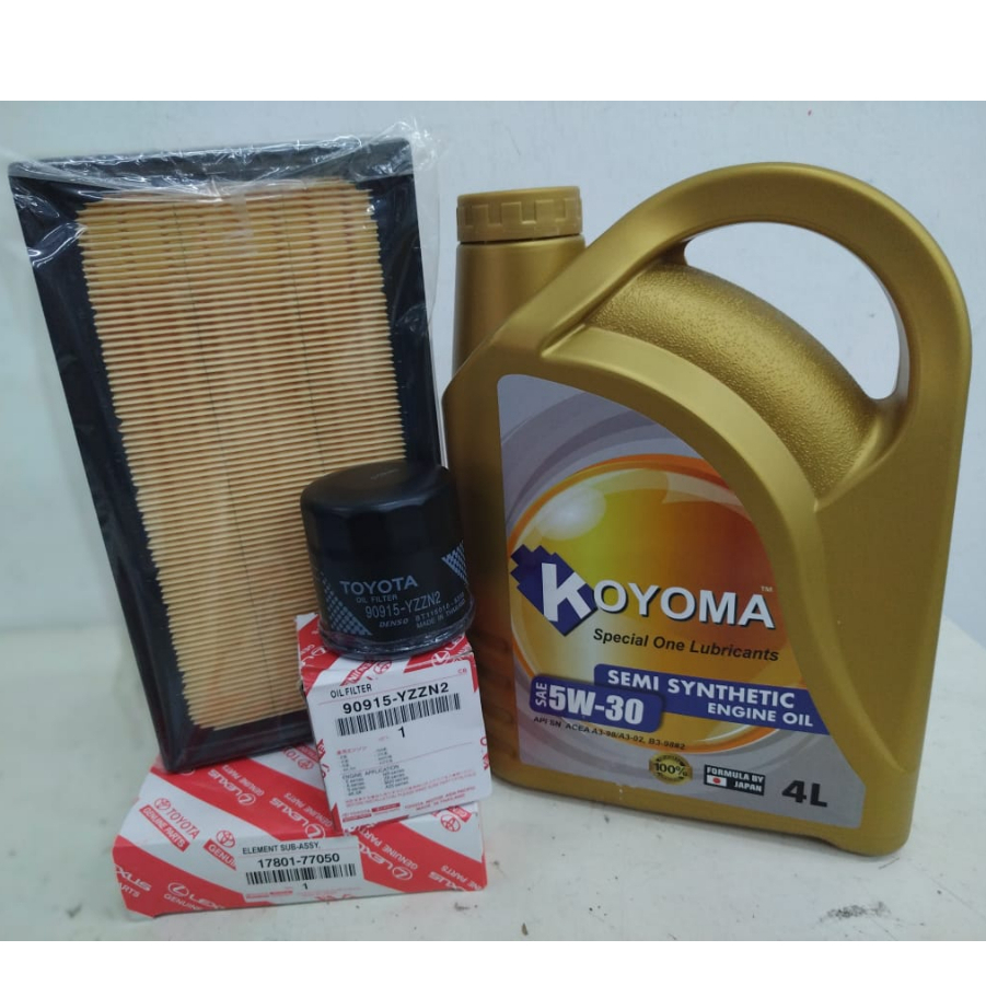 TOYOTA COLLORA CROSS 1.8 , ALTIS ZRE211 2022year OIL FILTER + AIR ...