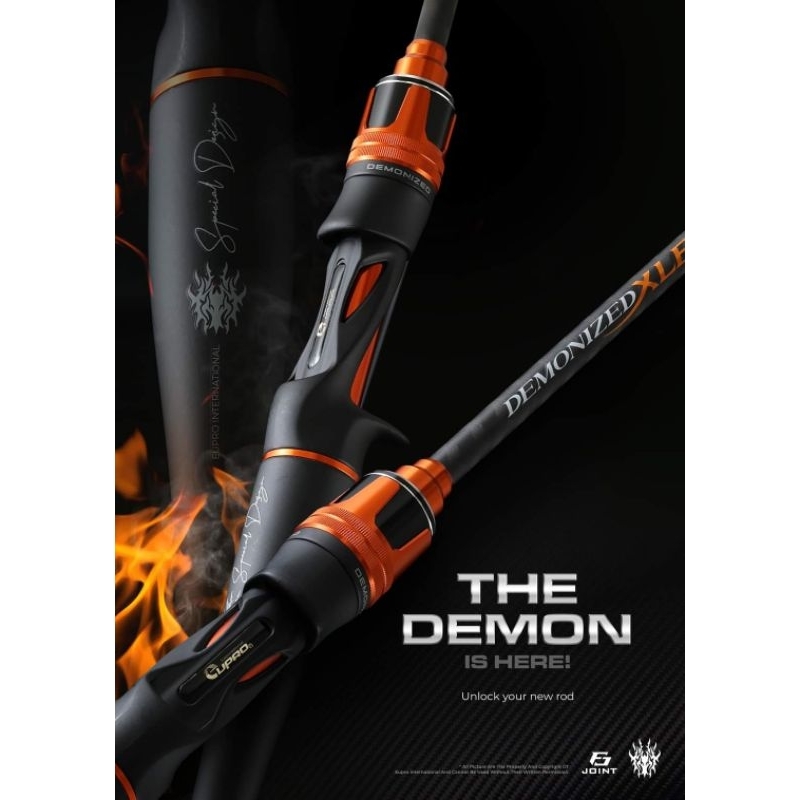 EUPRO DEMONIZED XLE ROD SPINNING & BAIT CASTING ROD | Shopee Malaysia