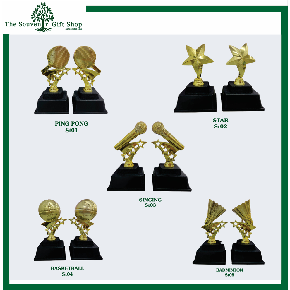 [FAST SHIPMENT] Trophy Sukan I Baby Trophy I Sticker Inclusive I Ready ...