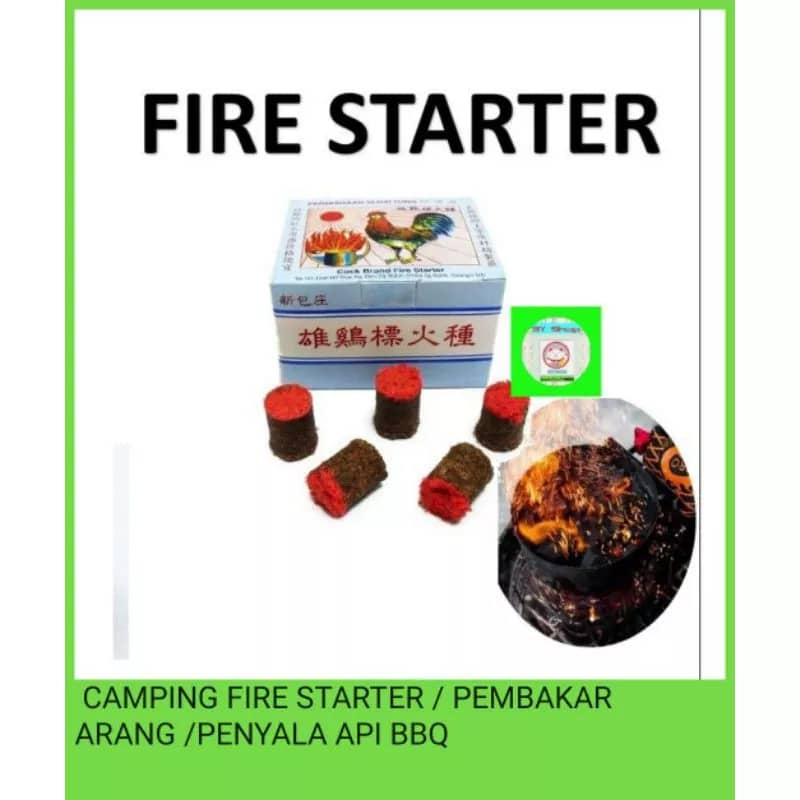 CAMPING FIRE STARTER / PEMBAKAR ARANG /PENYALA API BBQ | Shopee Malaysia