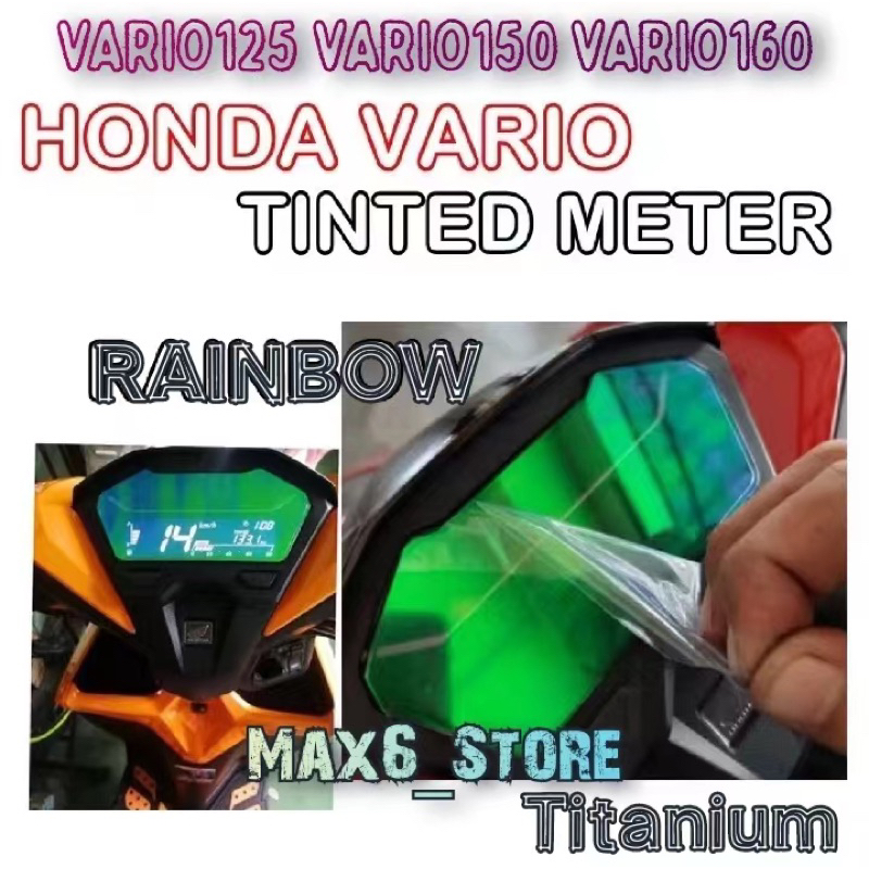 HONDA VARIO 160 150 125 Tinted Titanium For Meter Sticker Tinted Meter ...