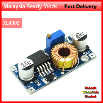 XL4005 DC-DC adjustable step-down 5A 75W power Supply module Large ...