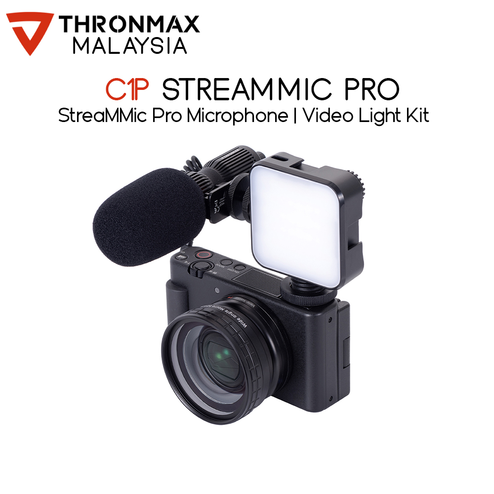 THRONMAX C1P Streammic Pro Vlogger Kit For Professional Vlogger Microphone | Shopee Malaysia