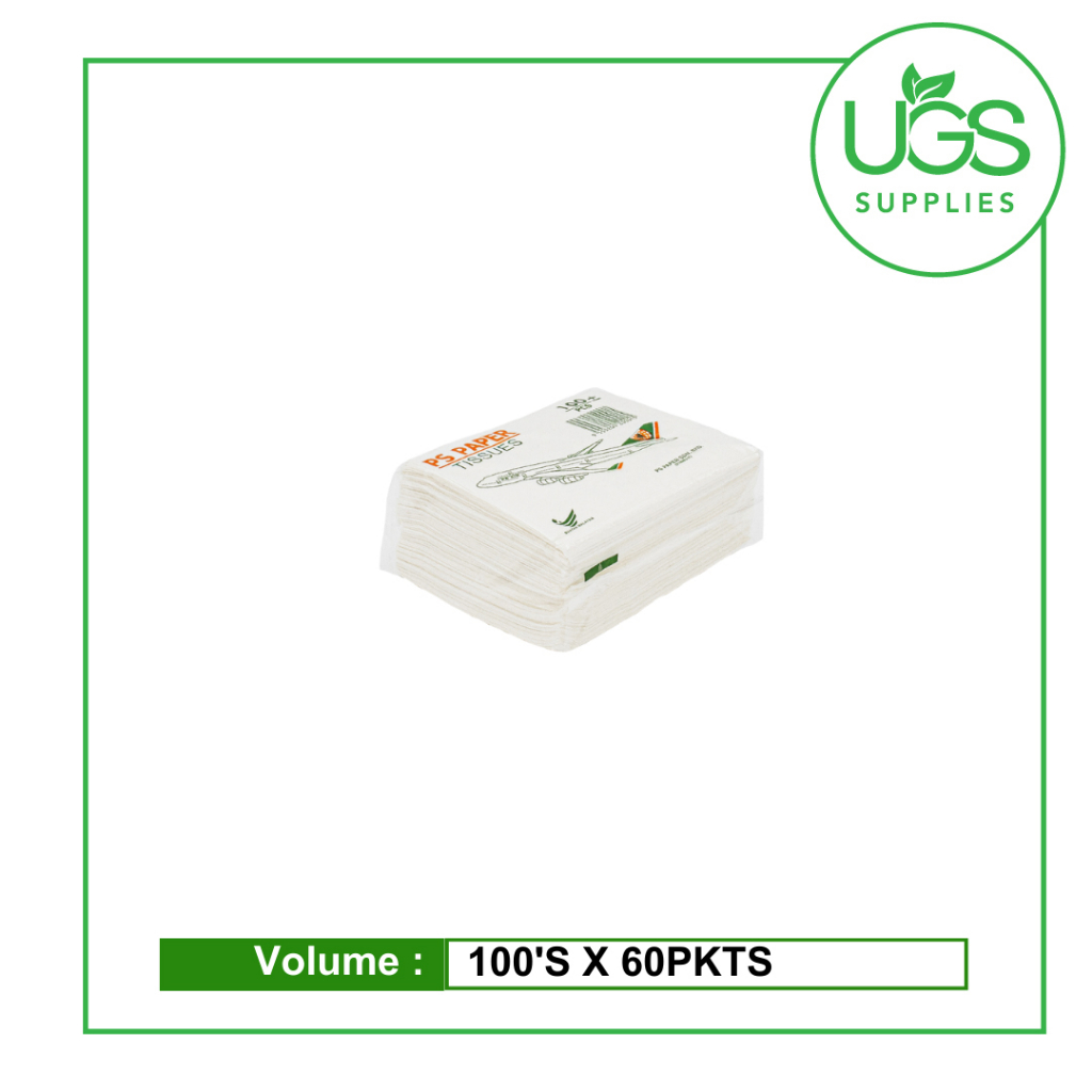 PS AEROPLANE SERVITTE NAPKIN V/P 1PLY (100'S X 60PKTS) | Shopee Malaysia