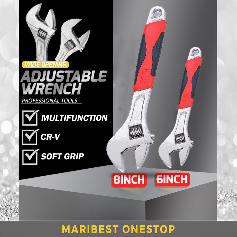 Universal Wrench Spanner Wiseup Professional Heavy Duty Adjustable ...
