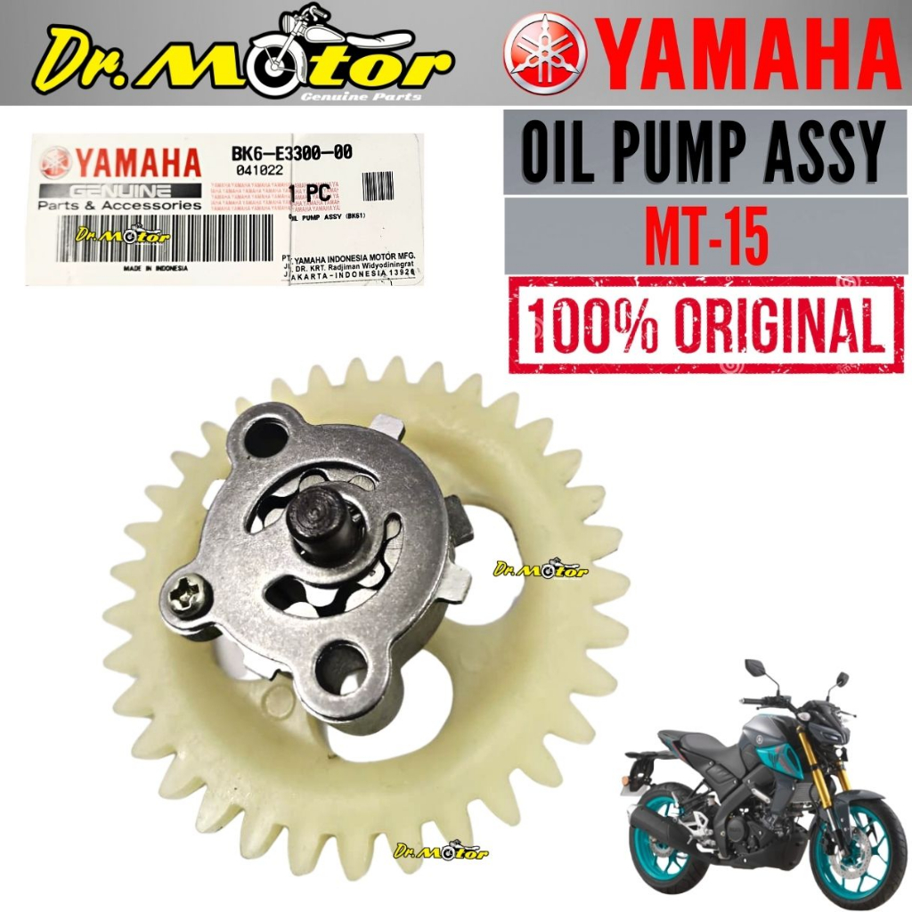 MT15 MT-15 Oil Pump Assy Pam Minyak Hitam Engine Pum Gear Enjin Enjine ...