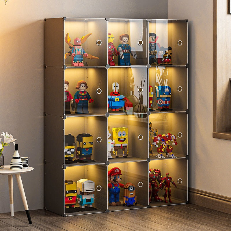 Hand-Made Lego Display Cabinet Storage Building Blocks Gundam Toy Rack ...
