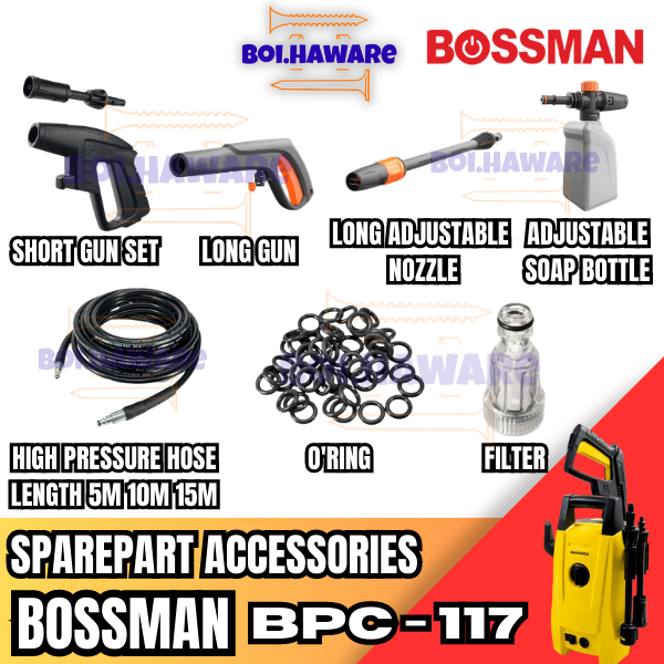 BOSSMAN BPC-117 HIGH PRESSURE WASHER WATERJET FIT SPARE PARTS ACCESSORY ...