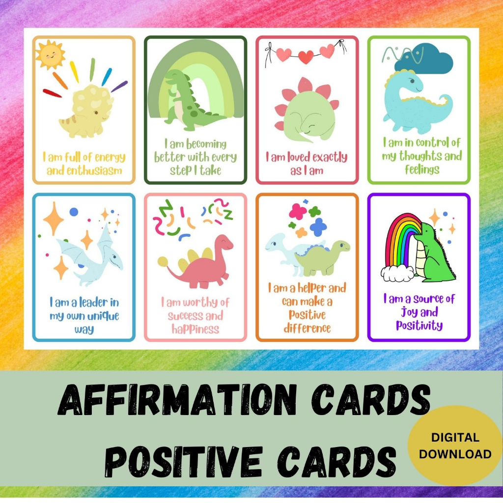 AFFIRMATION CARDS | POSITIVE CARDS | ENCOURAGEMENT CARDS | KATA-KATA ...