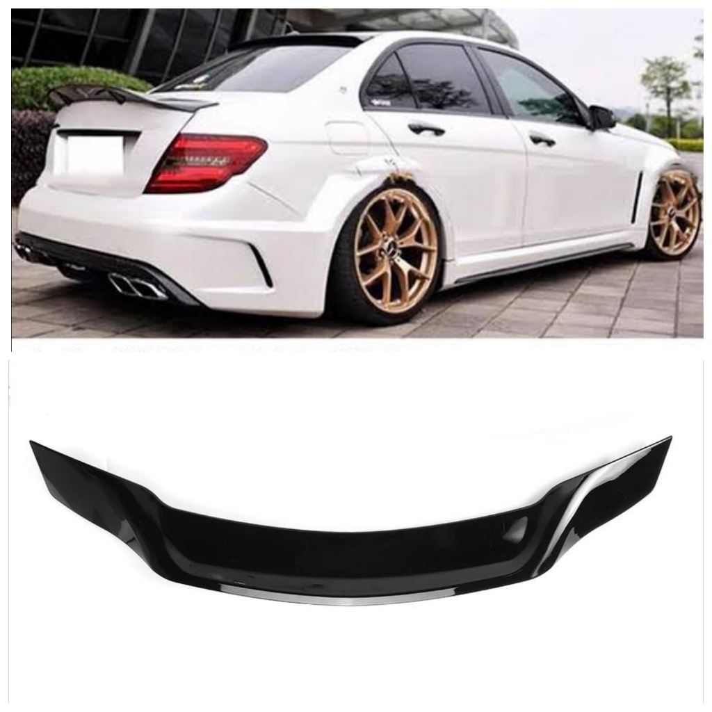 MERCEDES BENZ W204 rear spoiler trunk spoiler AMG Renntech spoiler W204 ...