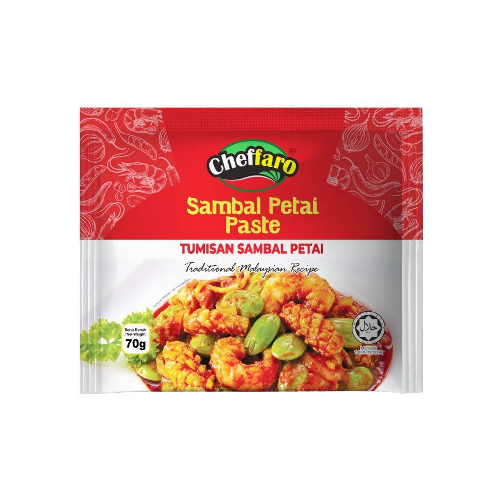 Cheffaro Mini Pack Cooking Paste Instant Curry Chicken/Rendang/Asam ...