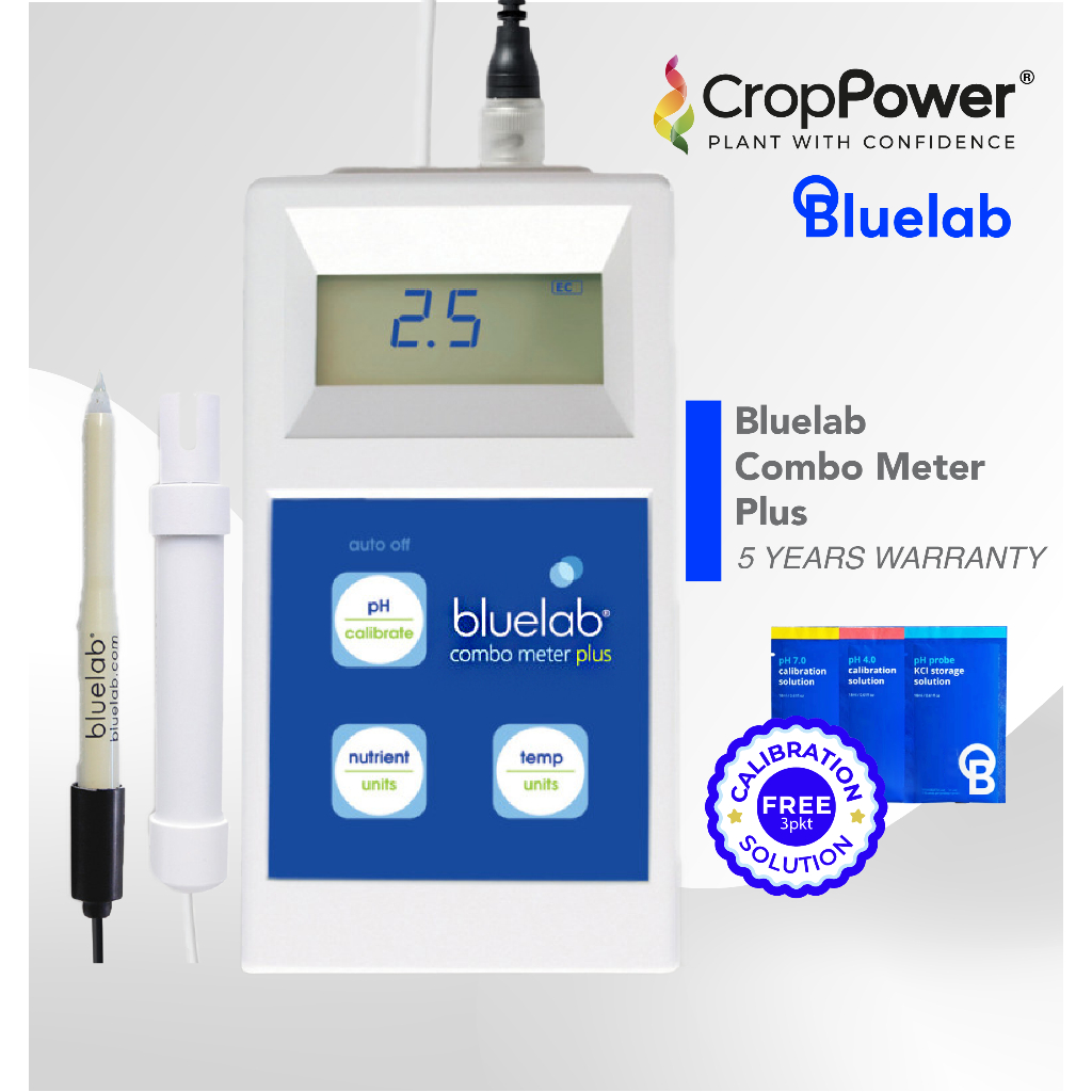 BLUELAB - COMBO METER PLUS (MEASURES PH, TEMPERATURE AND CONDUCTIVITY ...