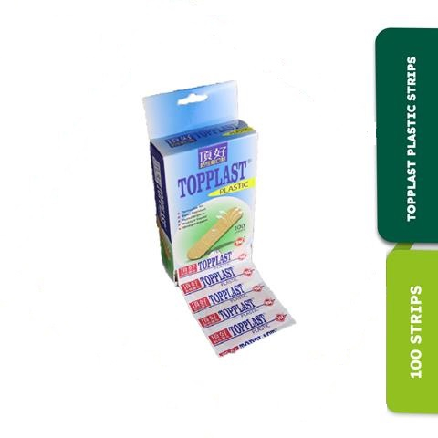 Topplast Plastic Strips Plaster (1 BOX - 100 pcs) | Shopee Malaysia