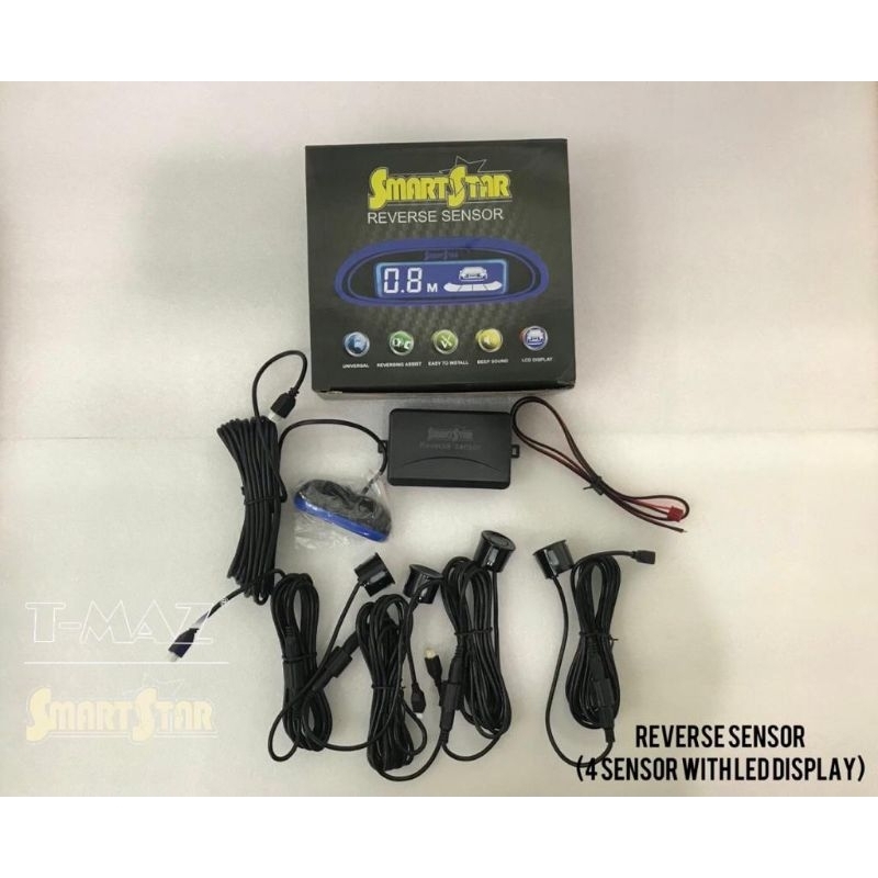 SmartStar Reverse Sensor (4 Sensor With LED Display) | Shopee Malaysia