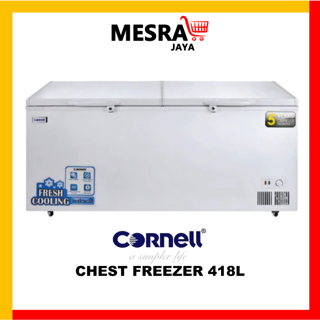 CORNELL CHEST FREEZER CFZ-431C 418L PETI DINGIN BEKU | Shopee Malaysia
