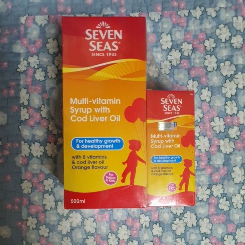 Seven Seas Multivitamin Syrup With Cod Liver oil 500ml Foc 100ml ...