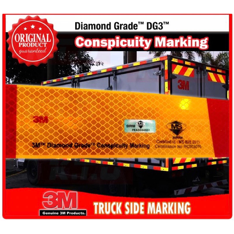 3M Type 5 J5 side marketing reflective sticker#reflector reflective ...