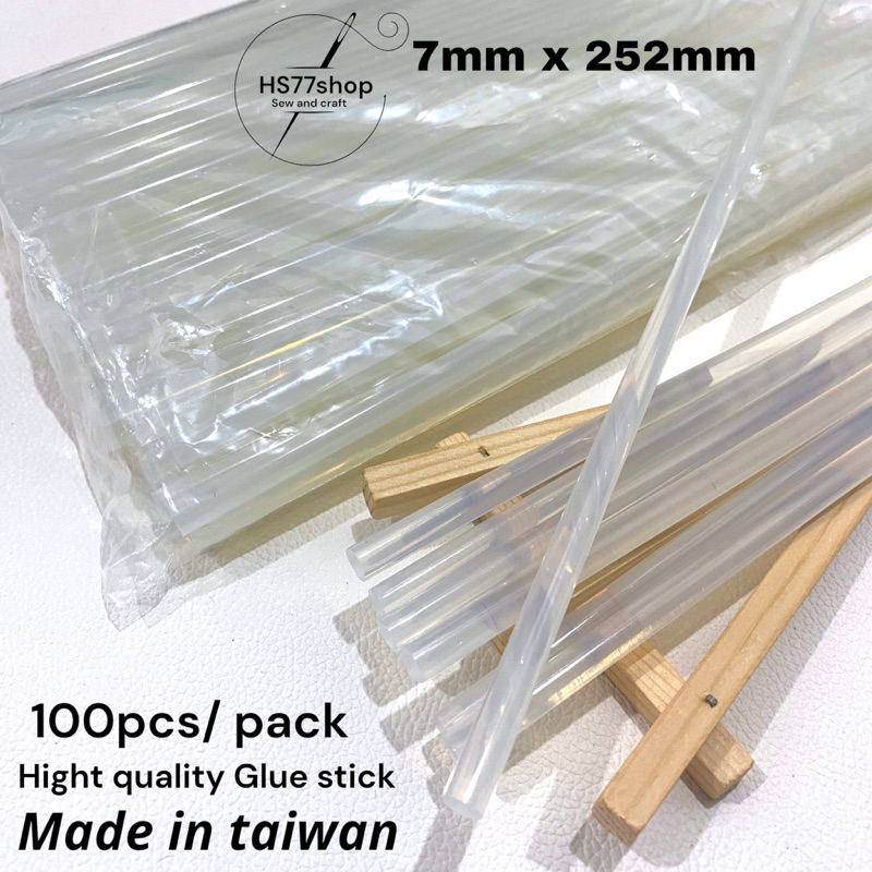 [ Taiwan quality ] (100pcs) 7mm x 252mm hight qualipty glue gam stick/ glue stick/ glue gam/ hot ...