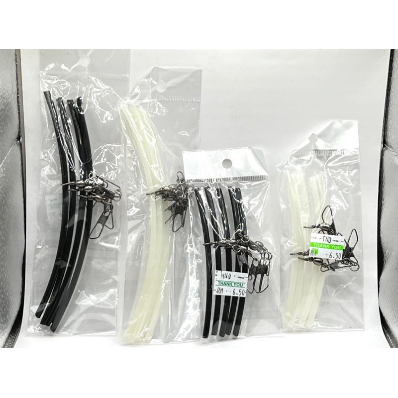 Tanduk pancing Ranggong 4MM 4" & 6" straight pancing fishing tube putih ...