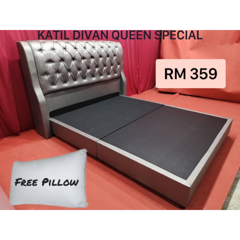 KATIL DIVAN QUEEN/SET KATIL QUEEN/BEDFRAME | Shopee Malaysia