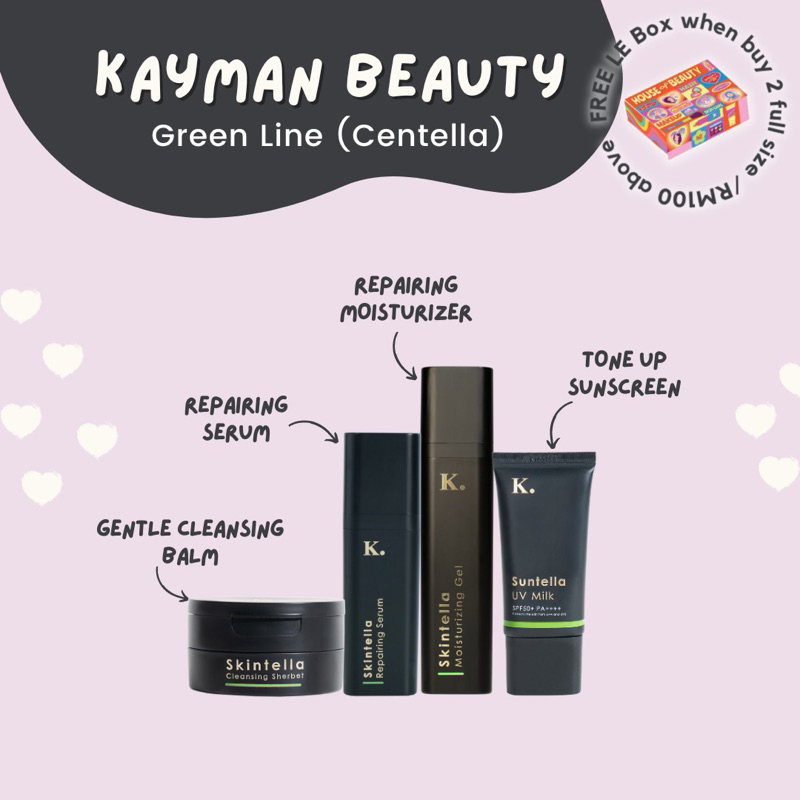Kayman Skintella Serum Sherbet Soap Micellar Water Sunscreen ...